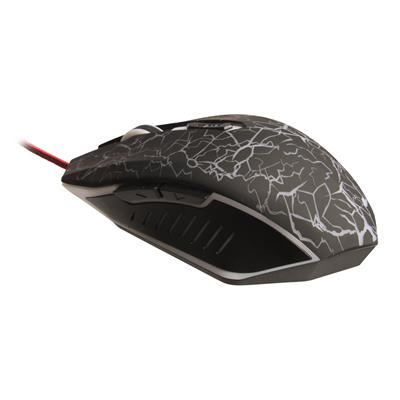 Billig gaming mus med pulserande flerfärgs LED belysning